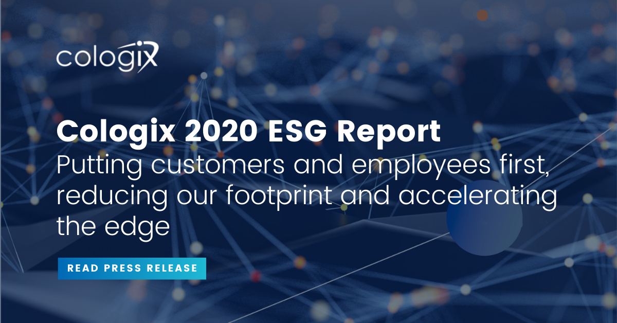 Cologix Publishes Its First-Ever ESG Report - Cologix